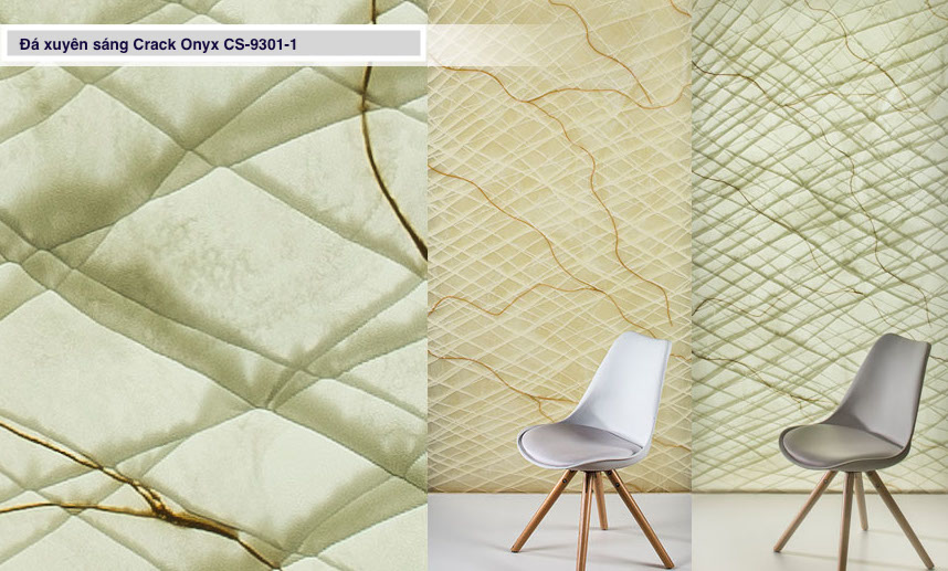 Đá xuyên sáng Crack Onyx CS-9301-1 | Sự quyến rũ không thể chối từ